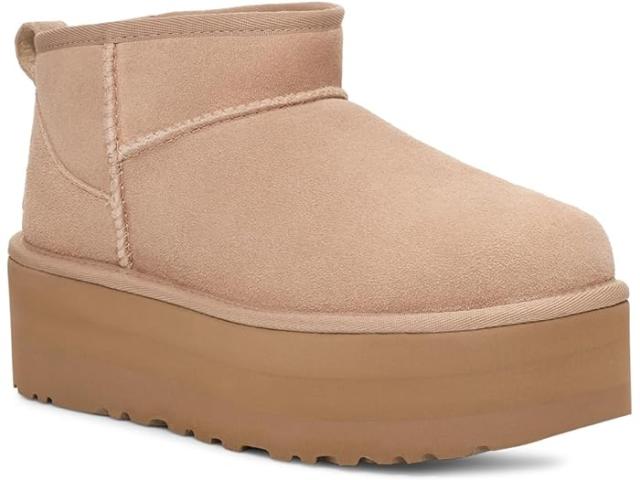 (取寄) アグ レディース クラシック ウルトラ ミニ プラットフォーム UGG women UGG Classic Ultra Mini Platform Sand