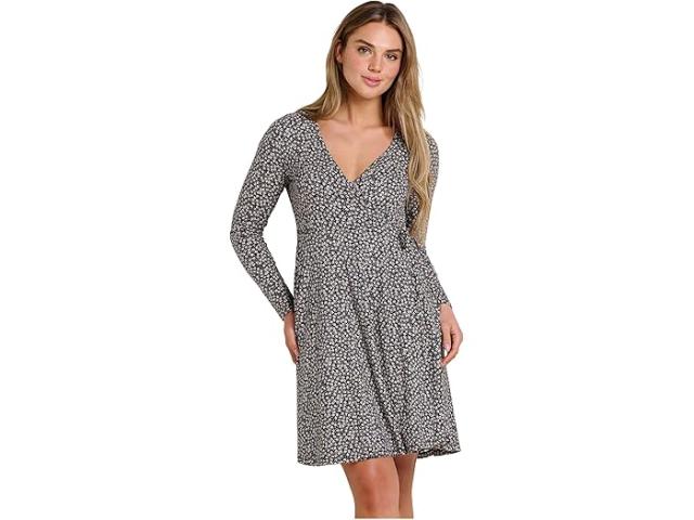 (取寄) トードアンドコー レディース フリージア ラップ ロング スリーブ ドレス Toad&Co women Freesia Wrap Long Sleeve Dress Salt Ditsy Print