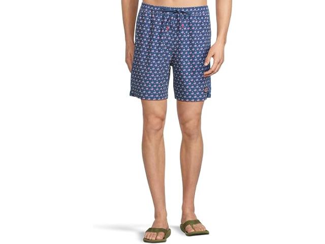 (取寄) ヴィンヤードヴァインズ メンズ 7 プリンテッド パイプド チャッピー トランクス Vineyard Vines men 7