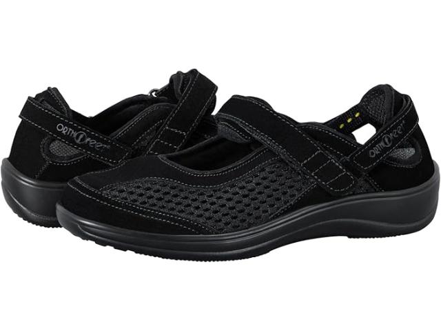 (取寄) オルソフィート レディース サニベル Orthofeet women Sanibel Black