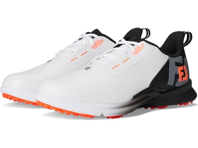 (取寄) フットジョイ メンズ FJ フューエル ゴルフ シューズ- プリビアス シーズン FootJoy men FJ Fuel Golf Shoes- Previous Season White/Black/Coral