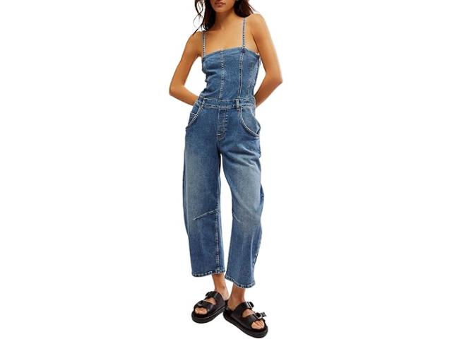 (取寄) フリーピープル レディース ジュネーブラ プレット バレル Free People women Je Suis Pret Barrel Jumps Petit Blue