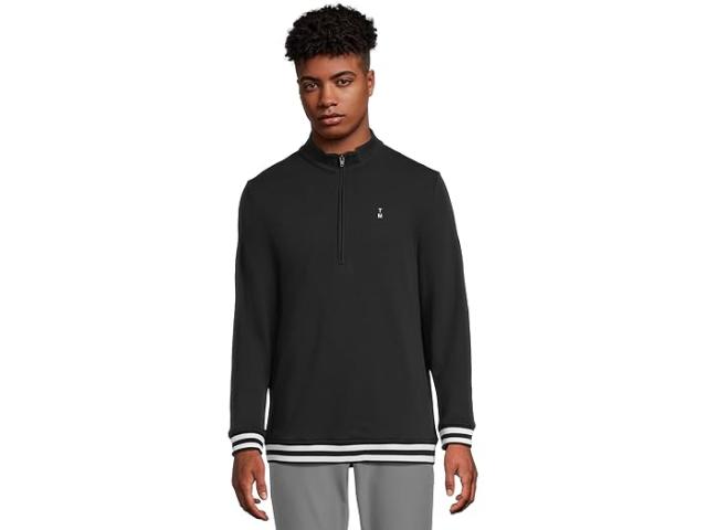 (取寄) トラヴィスマシュー メンズ アワー 1/4 ジップ TravisMathew men Happier Hour 1/4 Zip Black