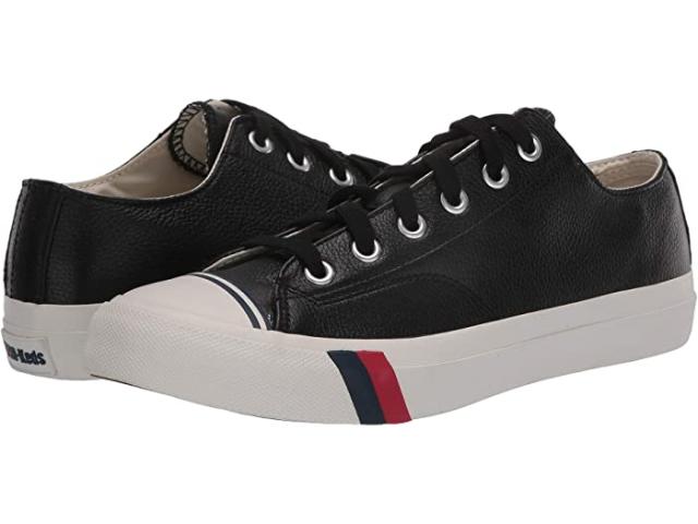 (取寄) プロケッズ ロイヤル LO コア レザー Pro-Keds    Lo Core Leather Black Leather 2