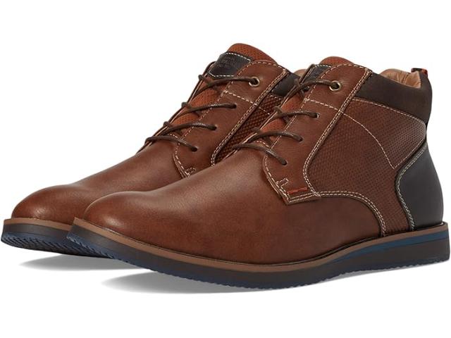 (取寄) ナン ブッシュ メンズ サーキット Dc プレーン トゥ チャッカ Nunn Bush men Circuit DC Plain Toe Chukka Cognac