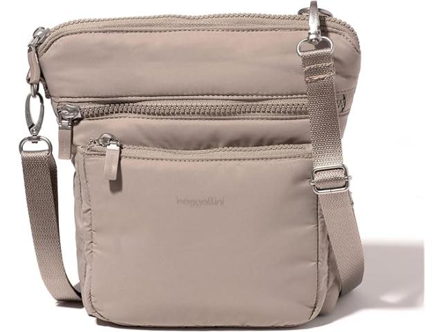 (取寄) バッガリーニ レディース モダン ポケット クロスボディ Baggallini women Modern Pocket Crossbody Moonrock Puff