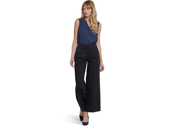 (取寄) エヌワイディージェイ レディース モナ ワイド レッグ トラウザー ジーンズ NYDJ women Mona Wide Leg Trouser Jeans Black