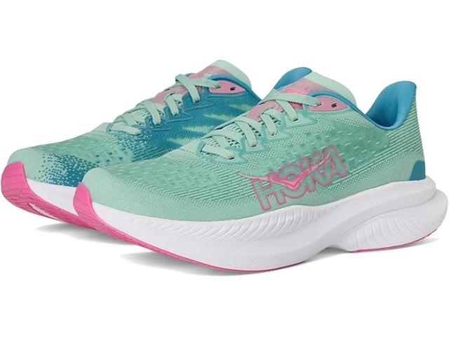 (取寄) ホカオネオネ レディース マッハ 6 Hoka women Mach 6 Jadeite/Alpine Blue