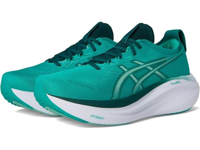 (取寄) アシックス メンズ ゲル-ニンバス 27 ASICS men GEL-Nimbus 27 Wave Teal/Saxon Green