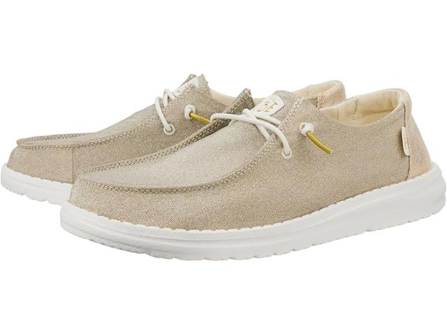 (取寄) ヘイ デュード レディース ウェンディ メタリック スパークル Hey Dude women Hey Dude Wendy llic Sparkle Gold