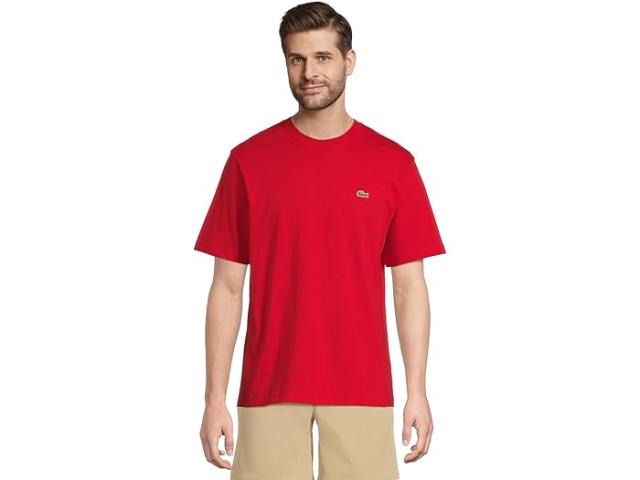(取寄) ラコステ メンズ コットン T-シャツ Lacoste men Cotton T-shirt Red