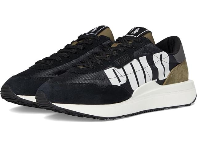 (取寄) ラルフローレン メンズ トレイン 89 スニーカー Polo Ralph Lauren men Train 89 Sneaker Black/Olive