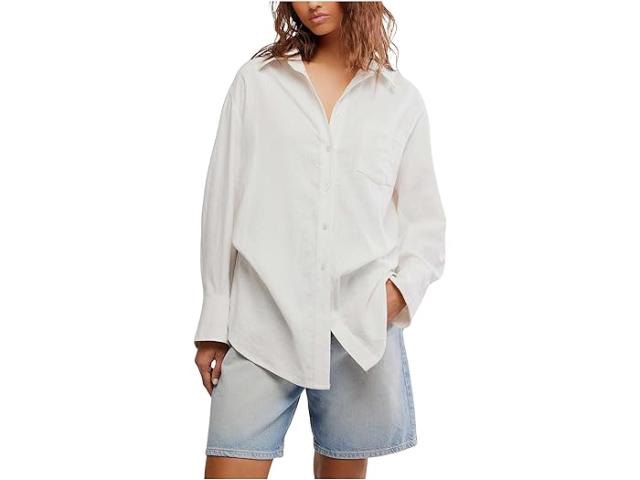 (取寄) フリーピープル レディース サビヌ アーティキュレイト シャツ Free People women Sabine Articulated Shirt Parchment