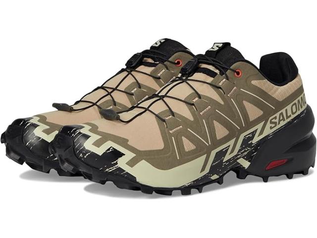 (取寄) サロモン メンズ スピードクロス 6 Salomon men Speedcross 6 Natural/Black/Almond Milk