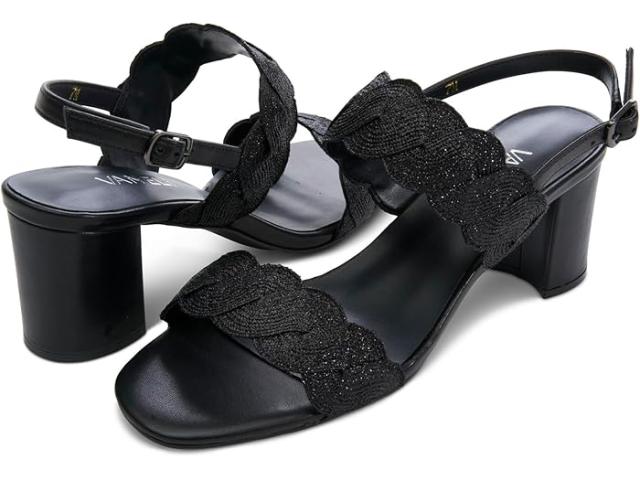 (取寄) ヴァネリ レディース レティ Vaneli women Lettie Black Onda/Black Nappa