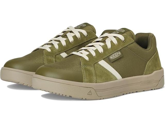 (取寄) キーン ユーティリティ メンズ ケントン ワーク シューズ (ソフト トゥ) KEEN Utility men Kenton Work Shoes (Soft Toe) Winter Moss/Birch