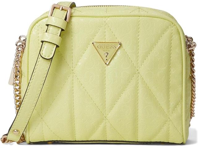 (取寄) ゲス レディース アルディナ カメラ クロスボディ GUESS women Aldina Camera Crossbody Citrine
