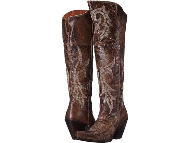 (取寄) ダンポスト レディース ジルテッド Dan Post women Dan Post Jilted Brown