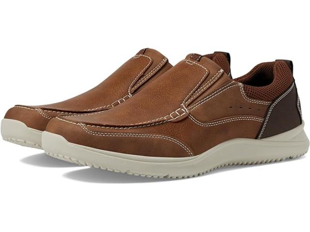 (取寄) ナン ブッシュ メンズ コンウェイ カジュアル スリッポン Nunn Bush men Conway Casual Slip-On Tan