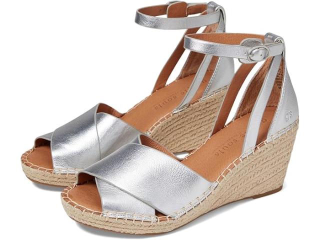 (取寄) ジェントル ソウルズ バイ ケネスコール レディース シャーリー X バンド バックル Gentle Souls by Kenneth Cole women Charli X Band Buckle Silver Leather