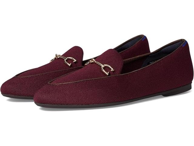 (取寄) レディース ザ ダブル ビット ローファーズ Rothy's women The Double Bit Loafers Deep Maroon