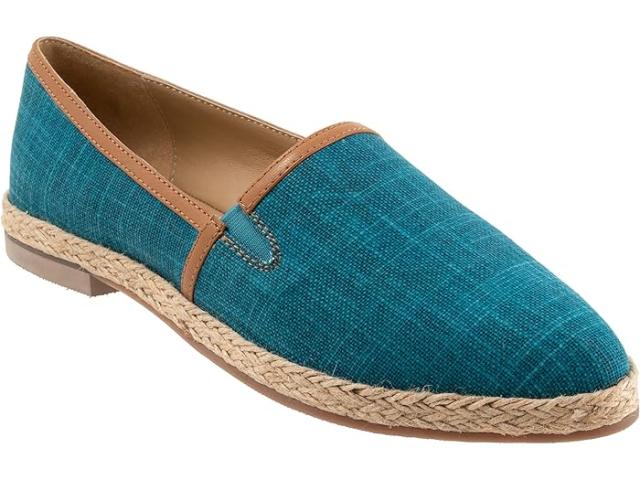 (取寄) トロッターズ レディース エステル Trotters women Estelle Aqua Canvas