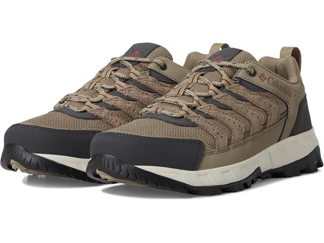 (取寄) コロンビア メンズ ストレイタ トレイル ロウ ウォータープルーフ Columbia men Strata Trail Low Waterproof Pebble/Spice