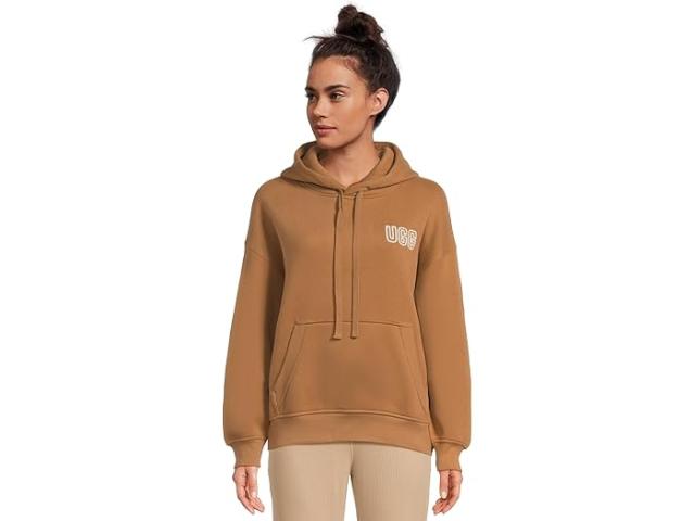 (取寄) アグ レディース アグ ロゴ ブーディ UGG women Ugg Logo Hoodie Chestnut