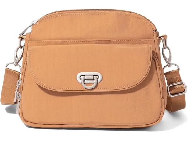 (取寄) バッガリーニ レディース コースタル フリップ ロック クロスボディ Baggallini women Coastal Flip Lock Crossbody Acorn