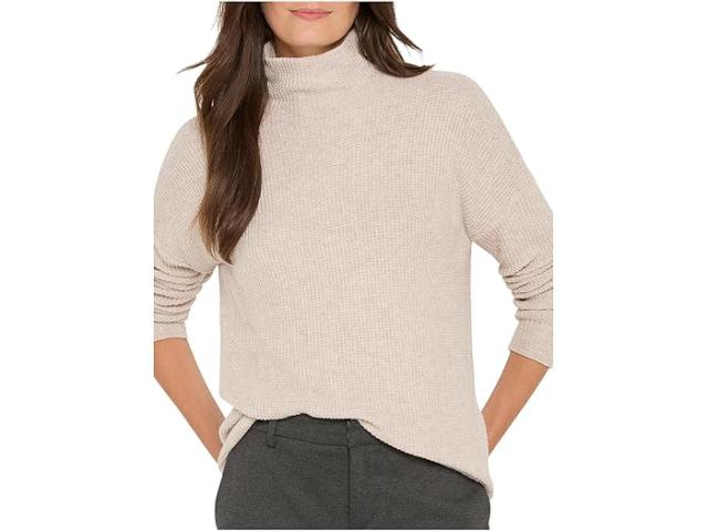 (取寄) ニックゾー レディース ワッフル タック セーター NIC+ZOE women Waffle Tuck Sweater Pebble