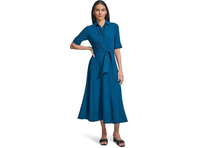 (取寄) カルバンクライン レディース ツイスト フロント マキシ   women Aerowash Twist Front Maxi Cypress