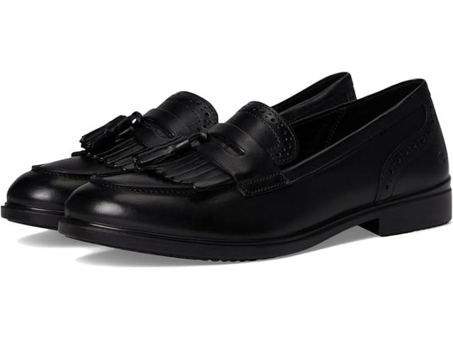 (取寄) エコー レディース ドレス クラシック 15 タッセル ローファー ECCO women Dress Classic 15 Tassel Loafer Black Patent