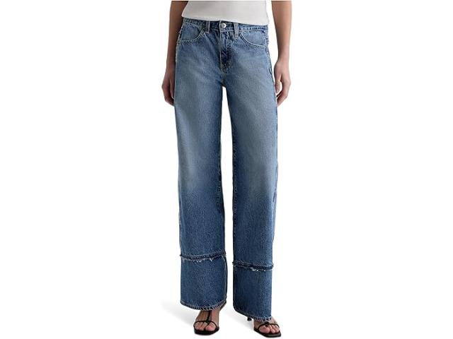 (取寄) AGジーンズ レディース アドリア ロウ ライズ バギィ ワイド レッグ イン ソシアライト AG Jeans women Adria Low Rise Baggy Wide Leg in Socialite Socialite