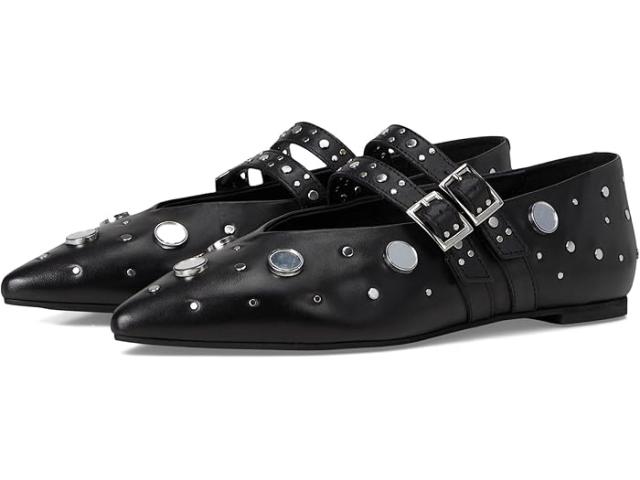 (取寄) フリーピープル レディース ホール オブ ミラーズ メアリー ジェーンズ Free People women Hall Of Mirrors Mary Janes Black Leather