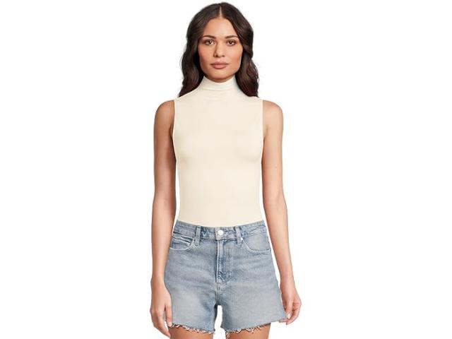 (取寄) コマンドー レディース プリーマ バレエ スリーブレス モックネック ボディスーツ Commando women Prima Ballet Sleeveless Mockneck Bodysuit Ivory