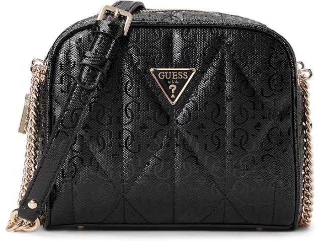 (取寄) ゲス レディース アルディナ カメラ クロスボディ GUESS women Aldina Camera Crossbody Black