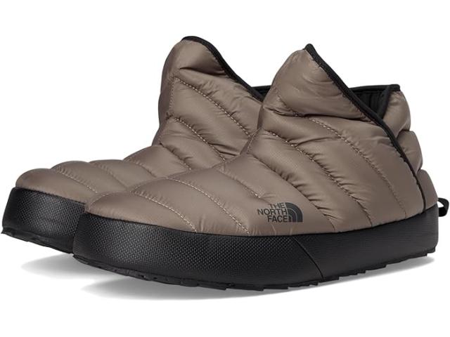 (取寄) ノースフェイス メンズ サーモボール トラクション ブーツィーズ The North Face men ThermoBall Traction Bootsies Mocha Brown/TNF Black
