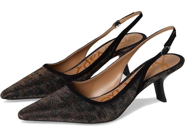 (取寄) サムエデルマン レディース ビアンカスリング3 スリングバック シューズ Sam Edelman women Biankasling3 Slingback Shoes Gilded Brown Leopard Glitz