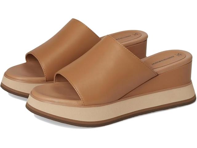 (取寄) ジョンストン&マーフィー レディース コリーン スライド Johnston & Murphy women Colleen Slide Tan Nappa Leather