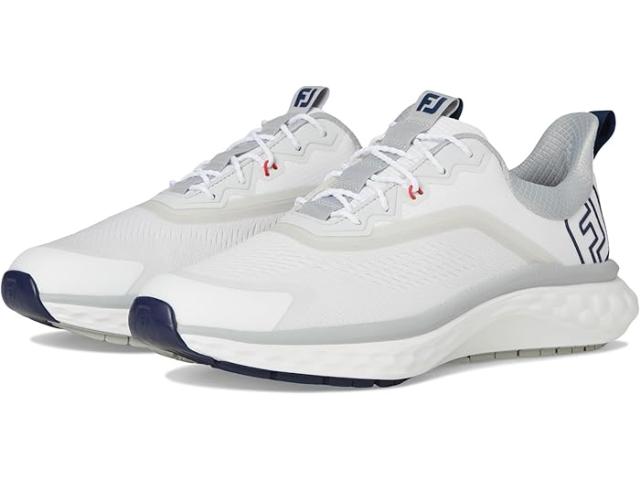 (取寄) フットジョイ メンズ FJ クオンタム ゴルフ シューズ FootJoy men FJ Quantum Golf Shoes White/White/Grey