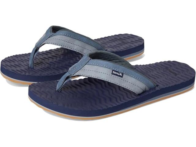 (取寄) サヌーク メンズ ジギー プラッシュ Sanuk men Ziggy Plush Blue