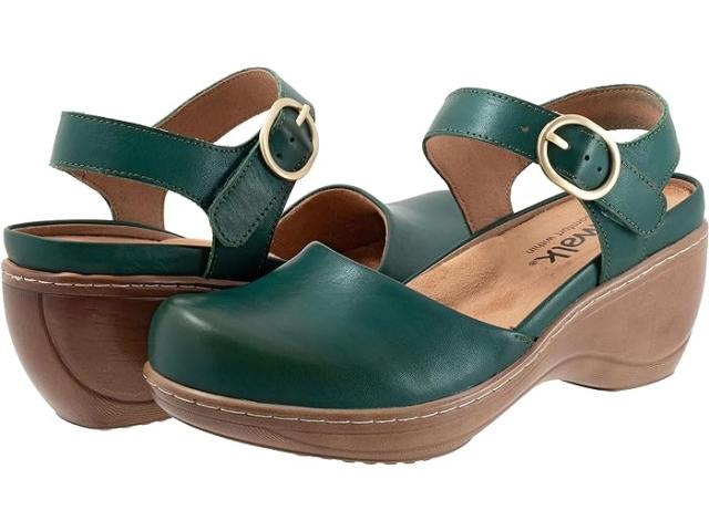 (取寄) ソフトウォーカー レディース マベル SoftWalk women SoftWalk Mabelle Dark Green