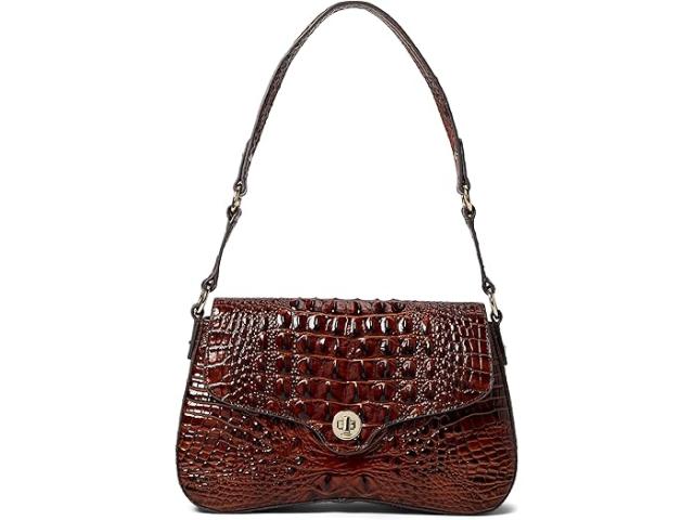 (取寄) ブラーミン レディース メルボルン ショルダー バッグ Brahmin women Melbourne Nerida Shoulder Bag Pecan