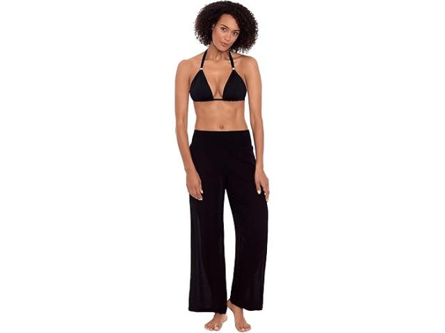 (取寄) ローレン ラルフローレン レディース クリンクル パンツ Lauren Ralph Lauren women Crinkle Pants Black