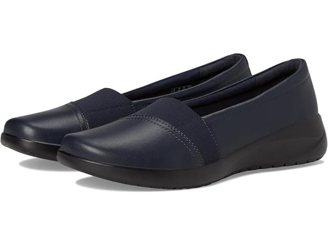 (取寄) クラークス レディース レアー Clarks women Kaetlyn Rhea Navy Leather