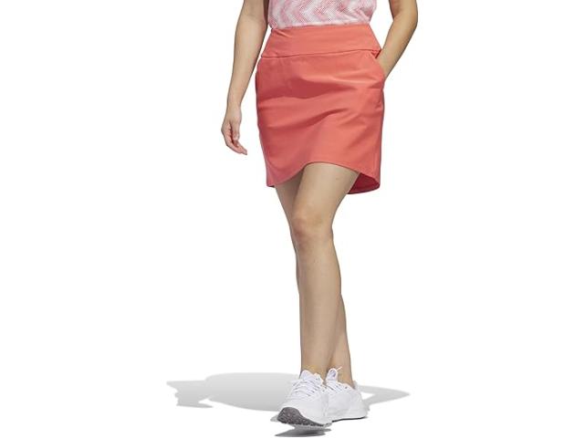 (取寄) アディダス ゴルフ レディース アルティメット365 ソリッド 16 インチ ゴルフ スコート adidas Golf women Ultimate365 Solid 16 Inch Golf Skort Preloved Scarlet