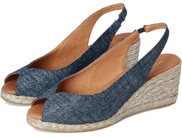 (取寄) アンドレアスース レディース オードリー Andre Assous women Audrey Navy Silver