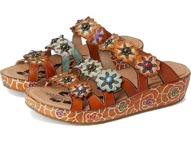 (取寄) ラルティストバイスプリングステップ レディース  L'Artiste by Spring Step women Cuddlecake Camel Multi