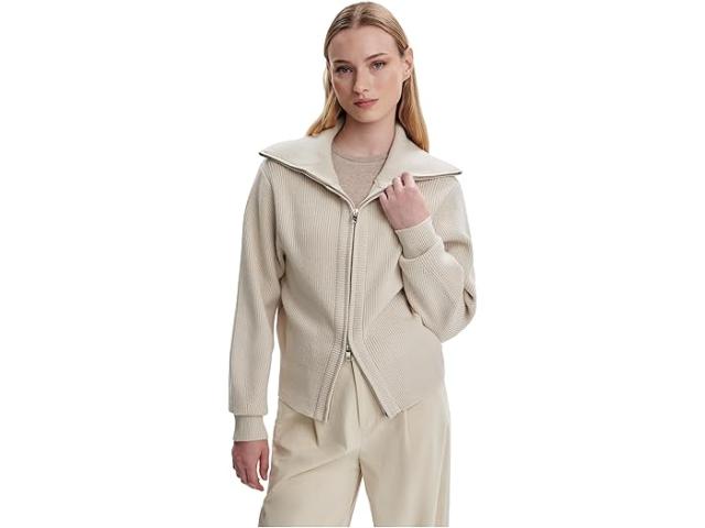 (取寄) バーリー レディース エンリコ ニット ジャケット Varley women Enrico Knit Jacket Silver Birch