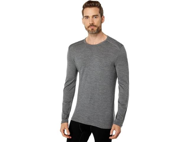 (取寄) アイスブレイカー メンズ 260 テック メリノ ベース レイヤー ロング スリーブ クルー Icebreaker men 260 Tech Merino Base Layer Long Sleeve Crewe Gritstone Heather